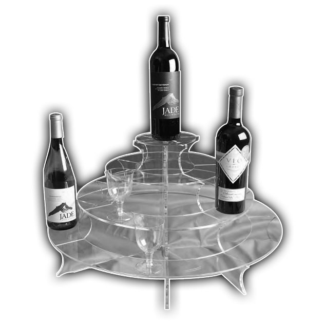 Tiered Interlocking Ring Risers